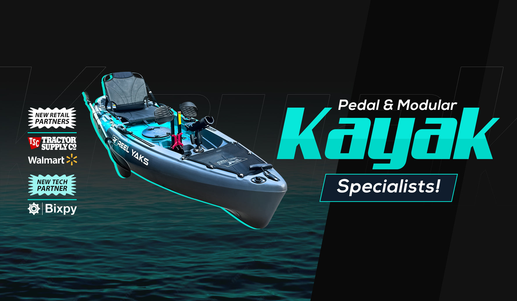 Fishing Kayaks Canada: Pedal, paddle, modular, motorize options. – ReelYaks