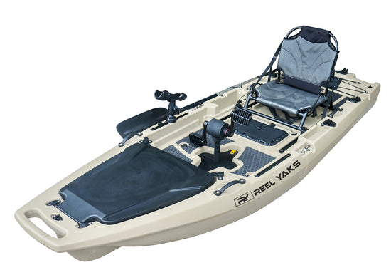 9.8ft Modular Fishing Kayak – Pedal Drive, Stable & Lightweight – ReelYaks