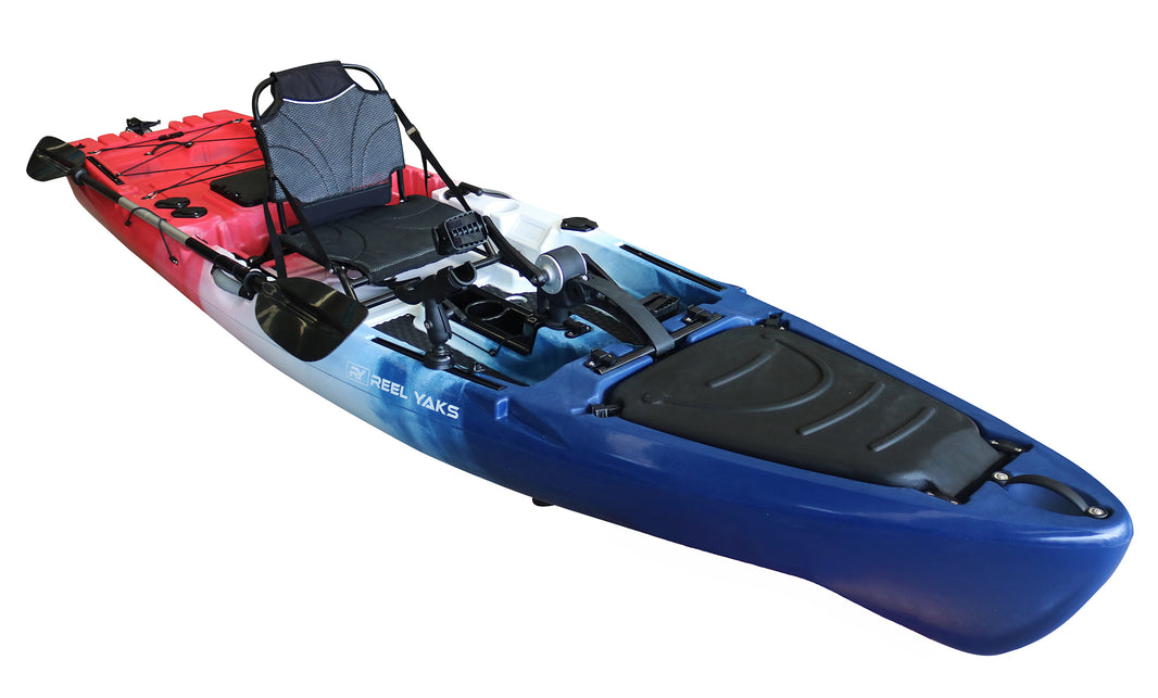 Fishing Kayaks Pedal Paddle Modular Motorize Trolling Angler Accesory ...