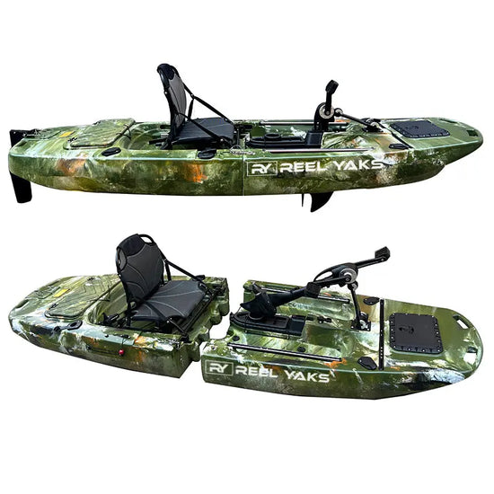 Raider 9.5ft Prop Drive | Modular Fishing Kayak | Reel Yaks